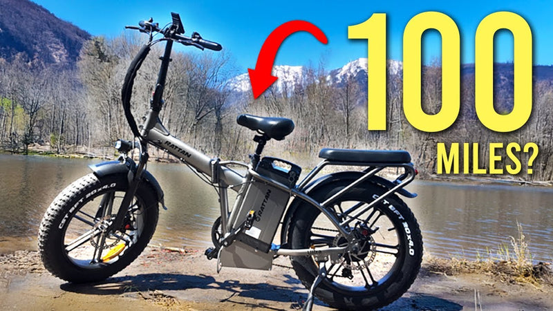Rattan Foldable Ebikes 40.5AH Removable Battery 20" x 4.0 Fat Tire